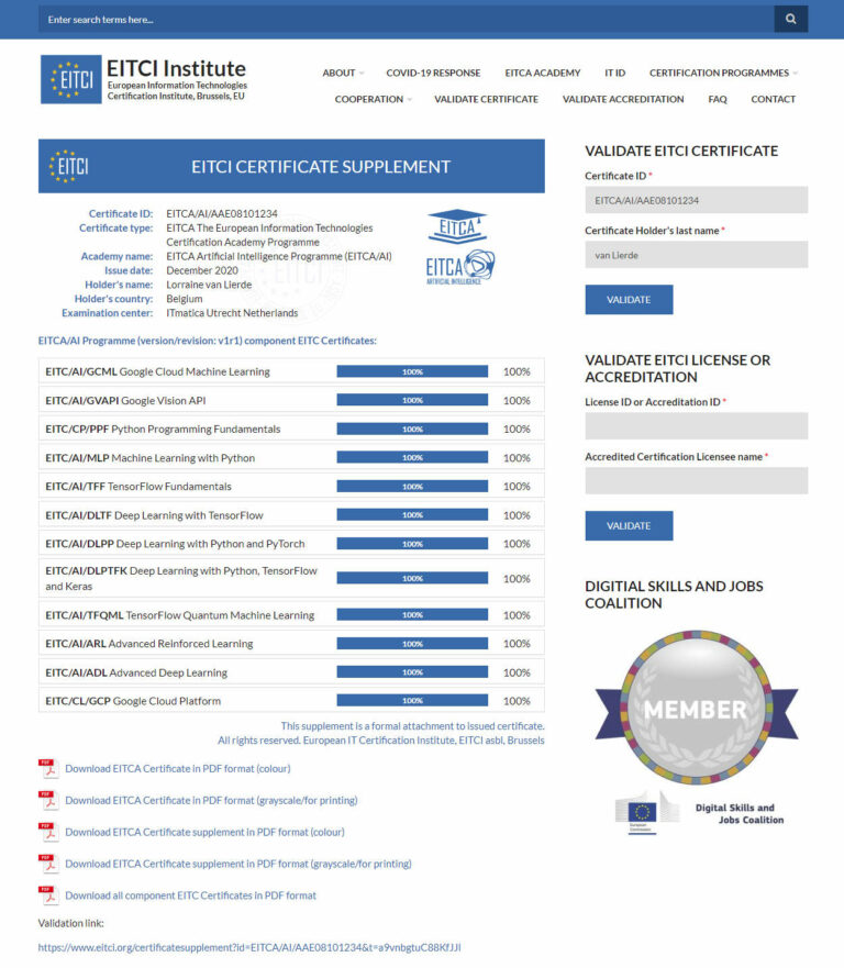 EITCA/AI Artificial Intelligence Academy - EITCA Academy